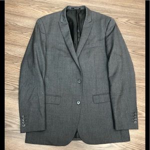 Bar III Suits & Blazers | Tartan Gray Double Vent Plaid Blazer 40r ...